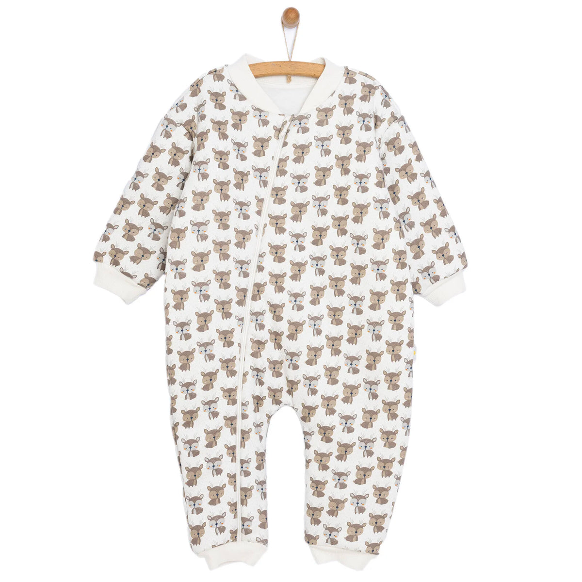 Little Plane Sleepsuit Baby Boy - Ecru - ebebek
