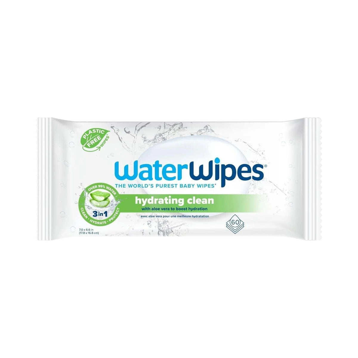 WaterWipes Hydrating Wipes 60 pcs – ebebek