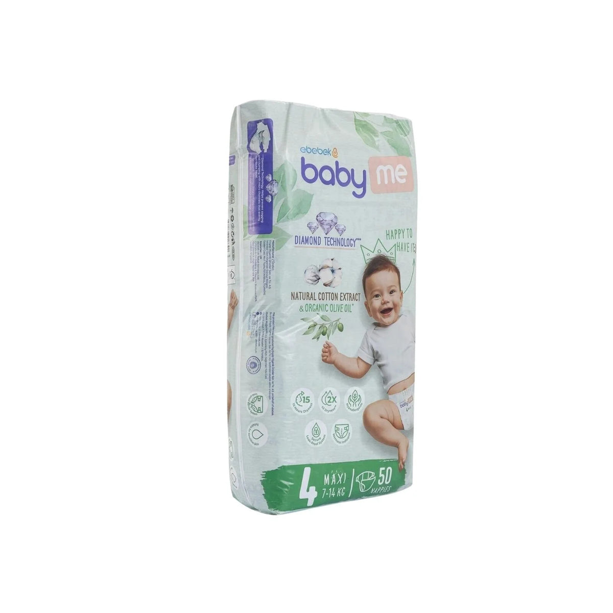 baby me Maxi Size 4 nappies - 50 nappies - ebebek