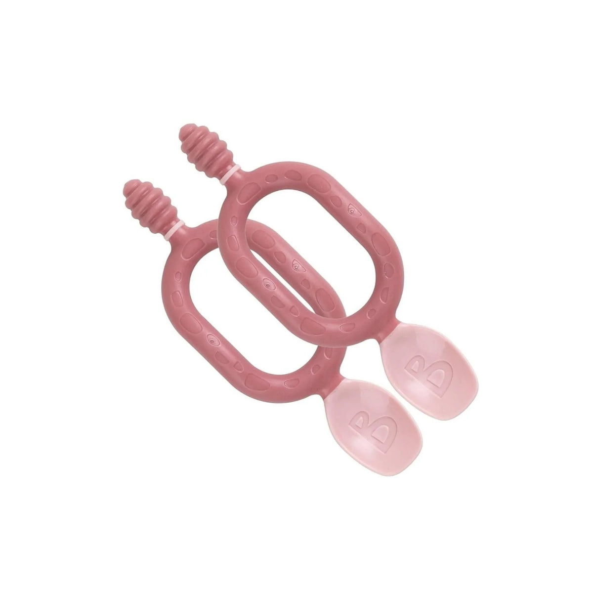 Bibado Dippit Baby Weaning Spoons 6+ months Pack of 2 - Blush - ebebek
