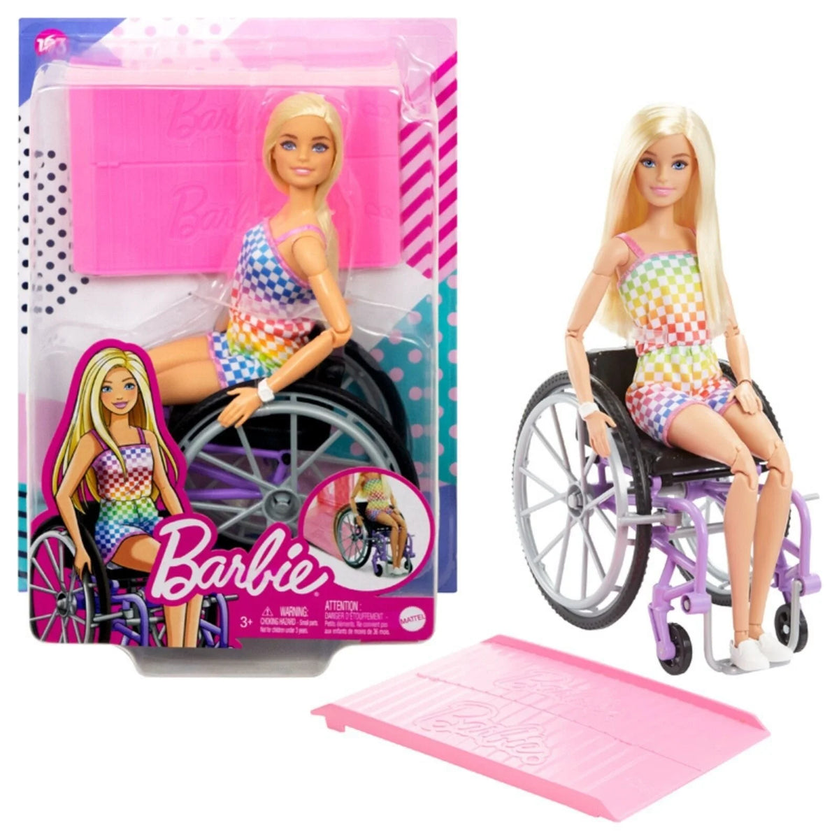 Barbie Fashionista with Wheelchair Set Blonde – ebebek